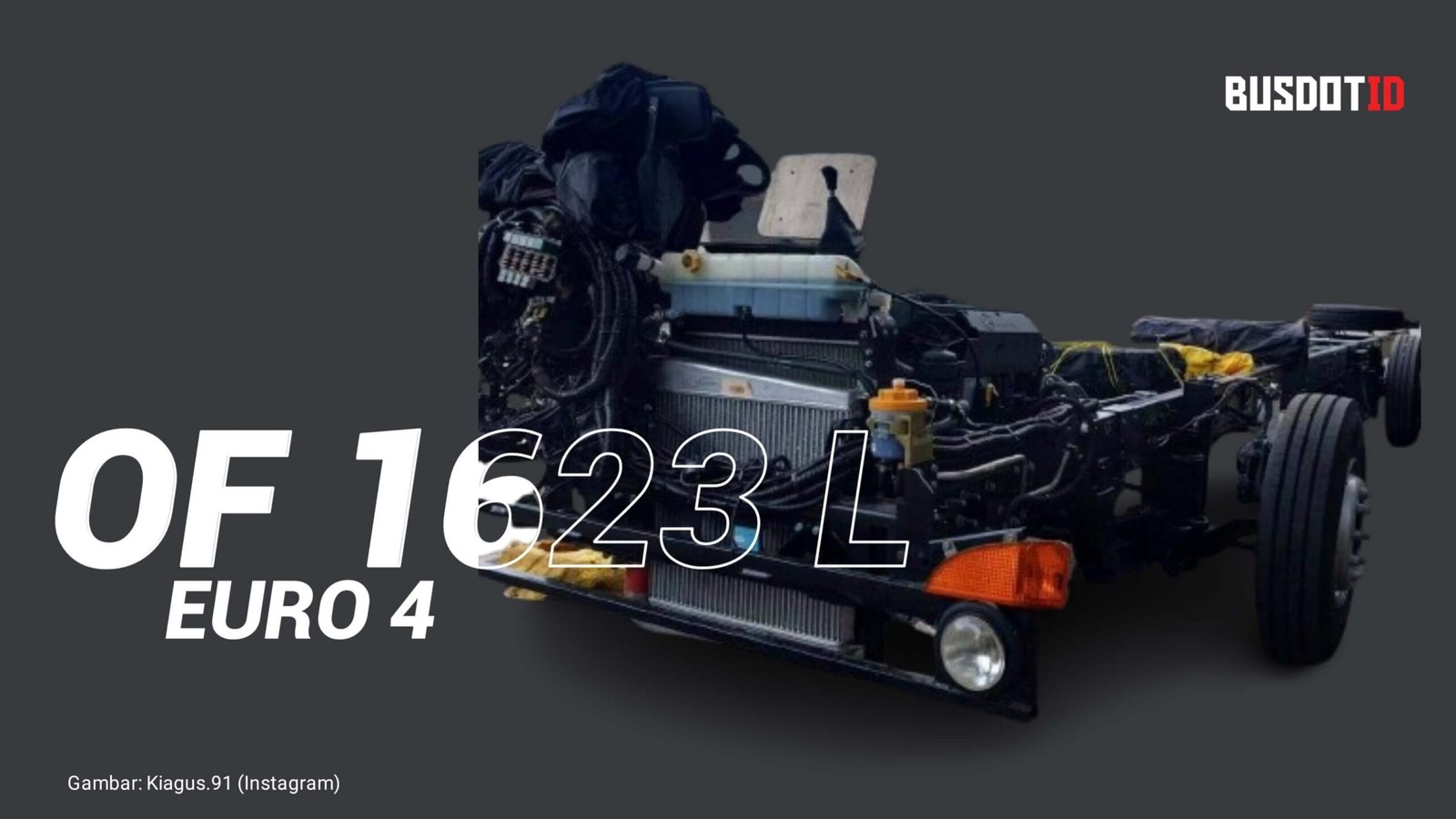 Ini Dia Spesifikasi Sasis Bus OF 1623 EURO 4 Produksi Mercedes Benz