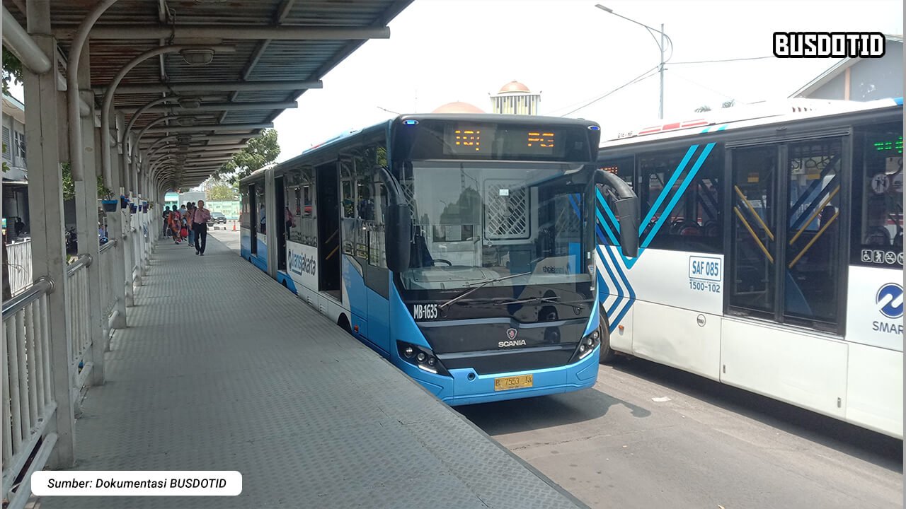 Rute Bus Transjakarta Non BRT 7D TMII - Pancoran