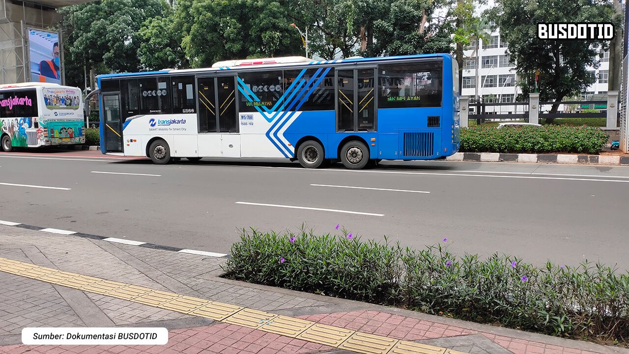 Rute Bus Transjakarta Non BRT 8N Kebayoran - Petamburan Via Asia Afrika