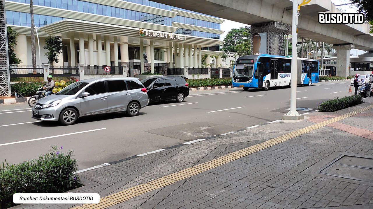 Rute Bus Transjakarta Non BRT 6D Stasiun Tebet - Bundaran Senayan