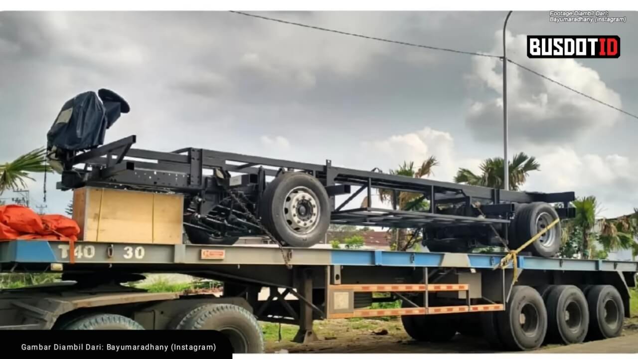Scania K320IA Sasis Bus Euro 6 Pertama Di Indonesia